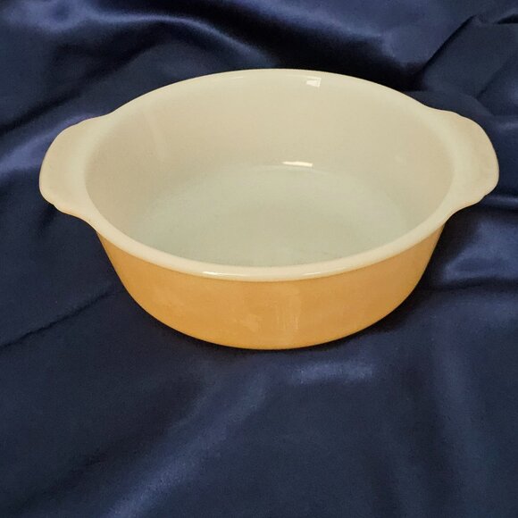 Fire King | Kitchen | Vintage Fire King Orange Lustre Round 2 Qt ...